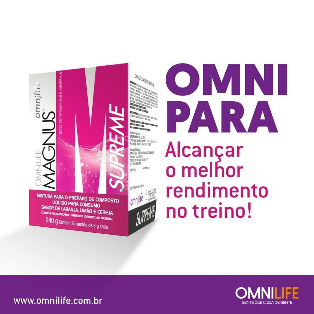 Magnus Supreme com Vitaminas do Complexo B e Minerais